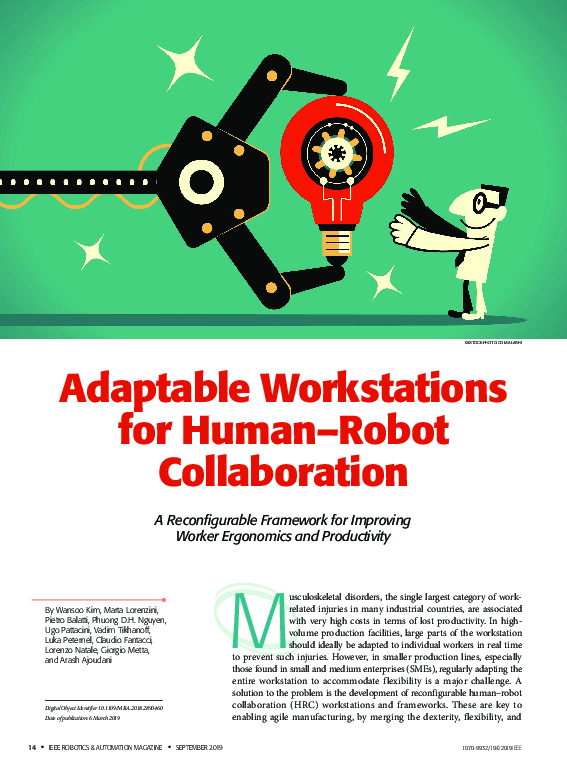 (PDF) Adaptable Workstations for Human-Robot Collaboration: A Reconfigurable Framework for ...