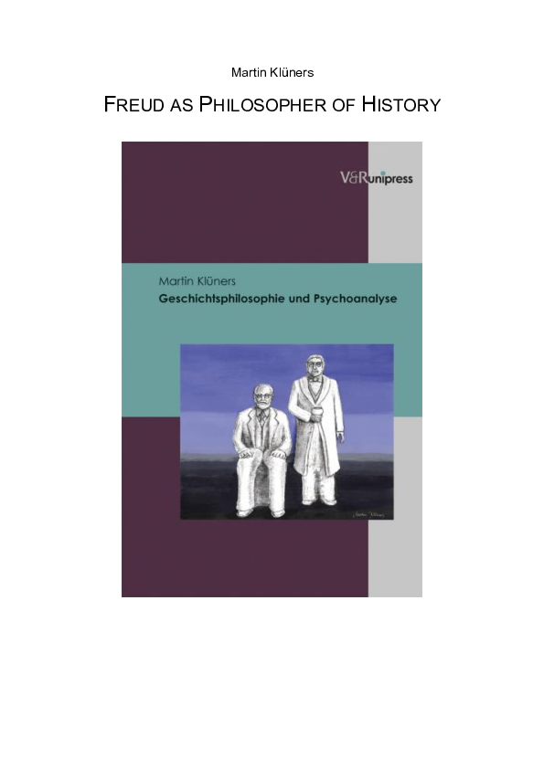 (PDF) FREUD AS PHILOSOPHER OF HISTORY