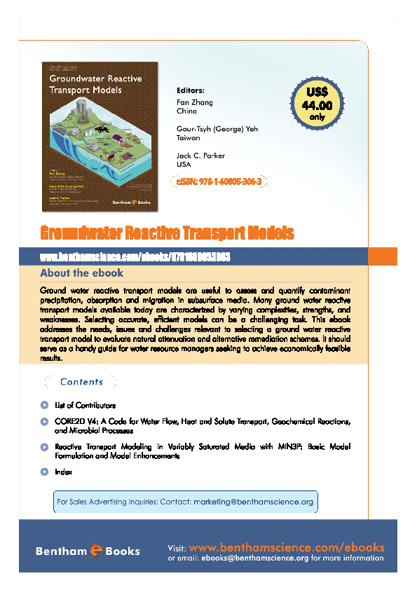 (PDF) Reactive Transport Modeling in Variably Saturated Media with ... (PDF) Reactive Transport Modeling in Variably Saturated Media with ...