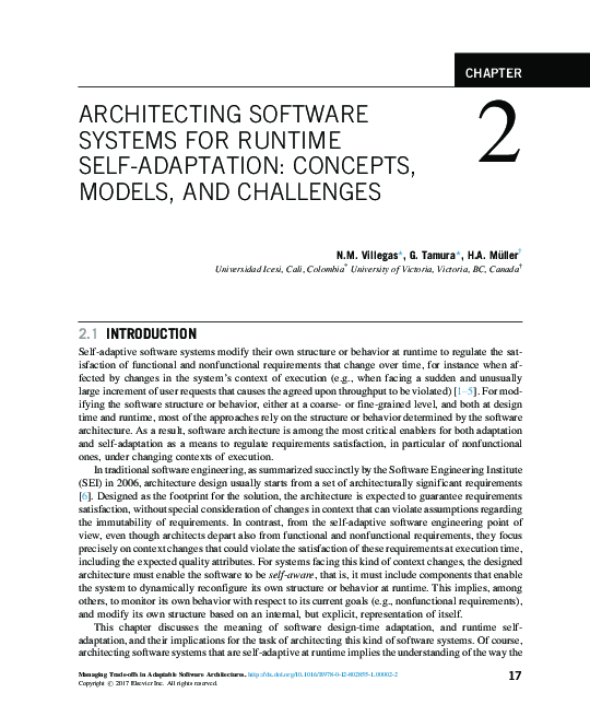(PDF) Managing Trade-Offs in Adaptable Software Architectures