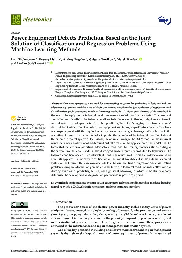 Pdf Power Equipment Defects Prediction Based On The Joint Solution Of