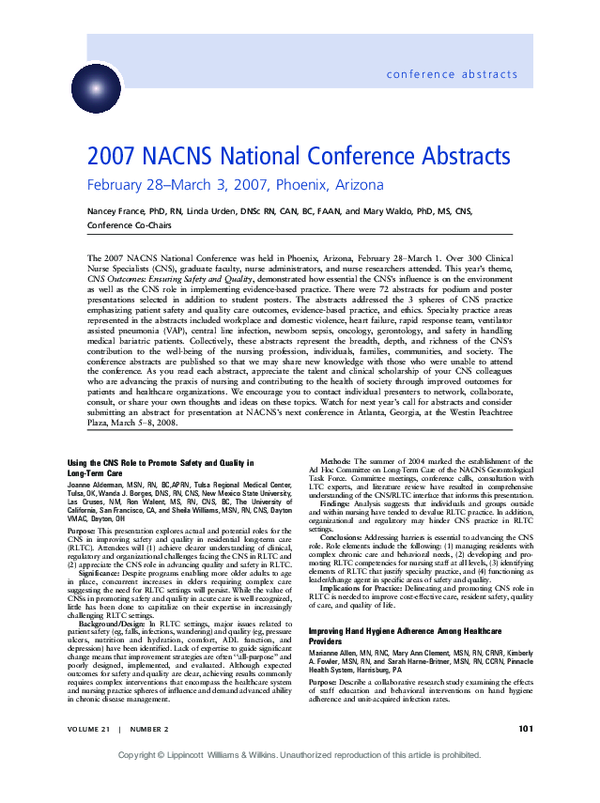 (PDF) The Role of the Advanced Practice Nurse in Actualizing the Best ...