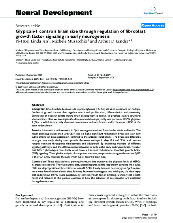 (PDF) Neural Development BioMed Central