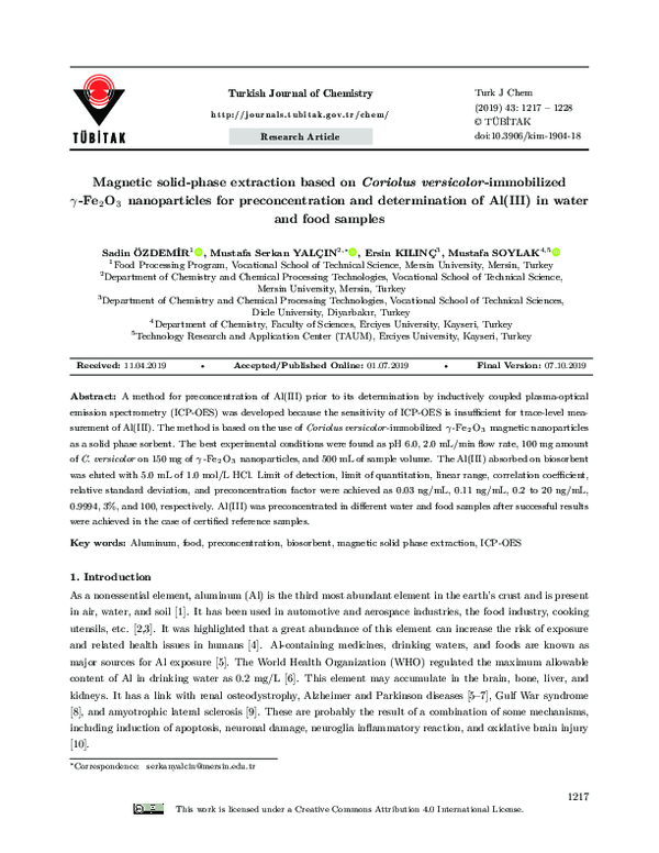 (PDF) Magnetic solid-phase extraction based onCoriolus versicolor-immobilized-Fe2O3nanoparticles ...