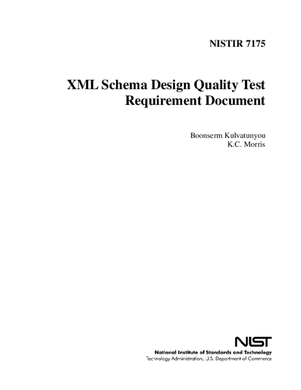 (PDF) Assessing XML Schema Design Quality