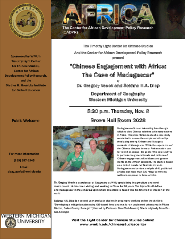 (PDF) Chinese Engagement with Africa: The Case of Madagascar | Sokhna ...