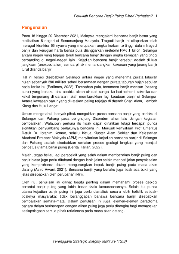(PDF) Suzana Perlukan Bencana Banjir Puing Diberi Perhatian | Suzana ...