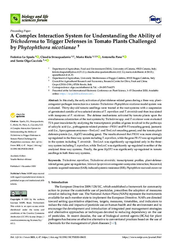 (PDF) A Complex Interaction System for Understanding the Ability of Trichoderma to Trigger ...