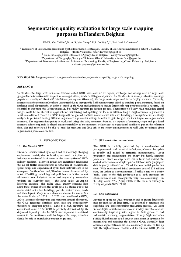 (PDF) Segmentation quality evaluation for large scale mapping purposes ...