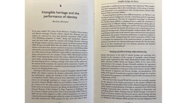 (PDF) Intangible Heritage and the Performance of Identity