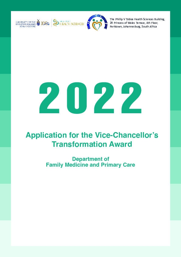 Pdf An Evolving Vision Of Transformation