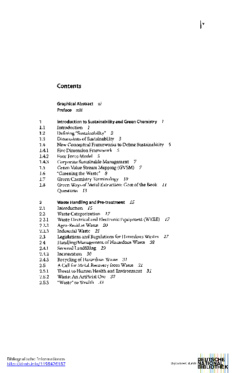 (PDF) Sustainable Metal Extraction from Waste Streams
