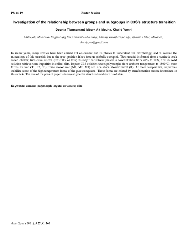 (PDF) Investigation of the relationship between groups and subgroups in ...