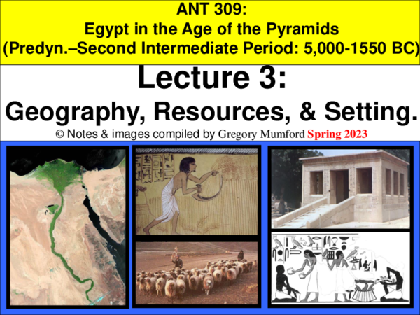 (PDF) Anth.309: Ppt. lecture-3: Geographic background, including ...