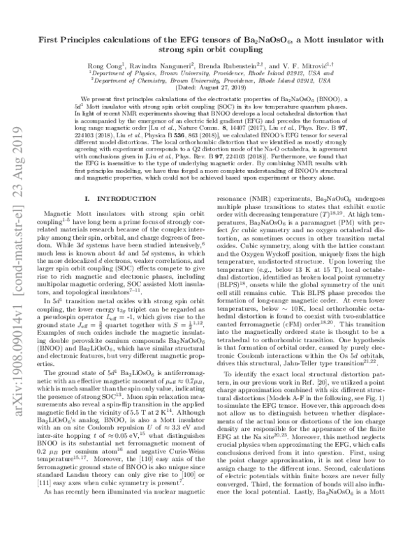 (PDF) Evidence from first-principles calculations for orbital ordering ...