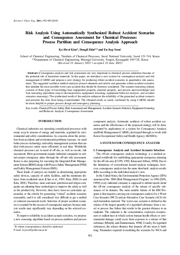 Pdf Risk Analysis Using Automatically Synthesized Robust Accident