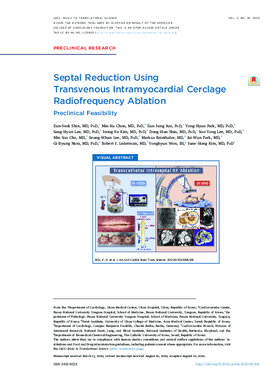 (PDF) Transvenous Radiofrequency Septal Reduction