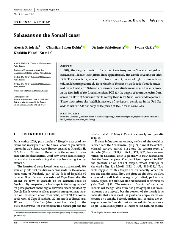 (PDF) 2021 Prioletta (A.), Robin (Ch. J.), Schiettecatte (J.), Gajda (I ...