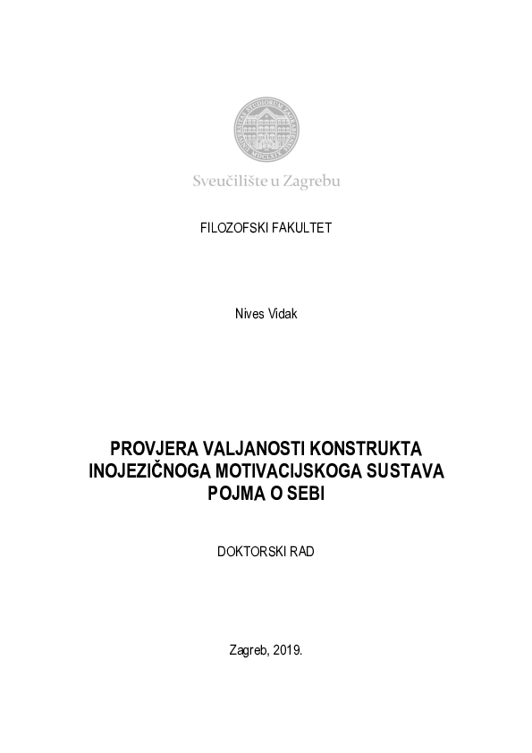 (PDF) Validation of the L2 motivational self system
