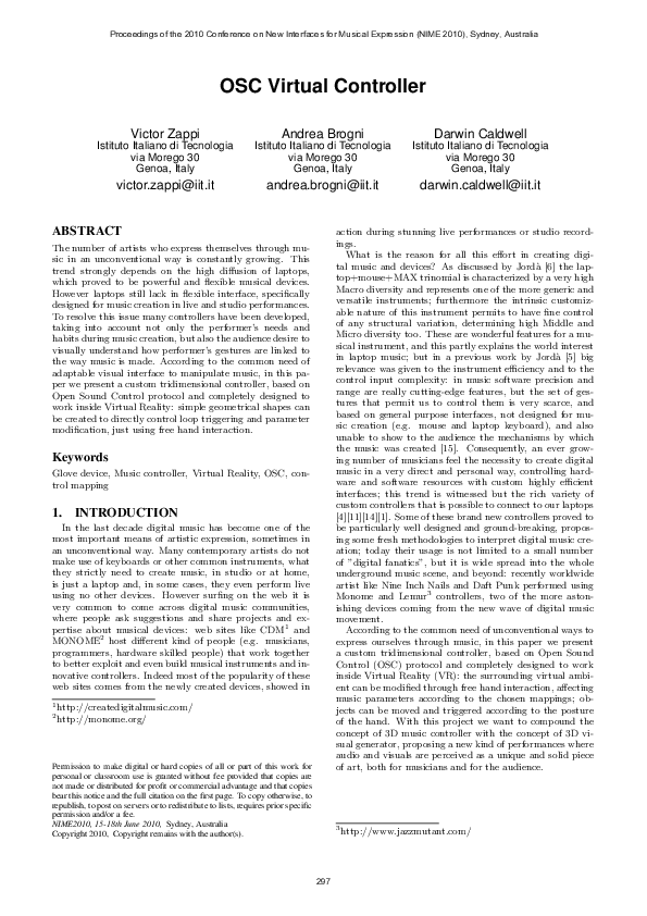 (PDF) Osc Virtual Controller