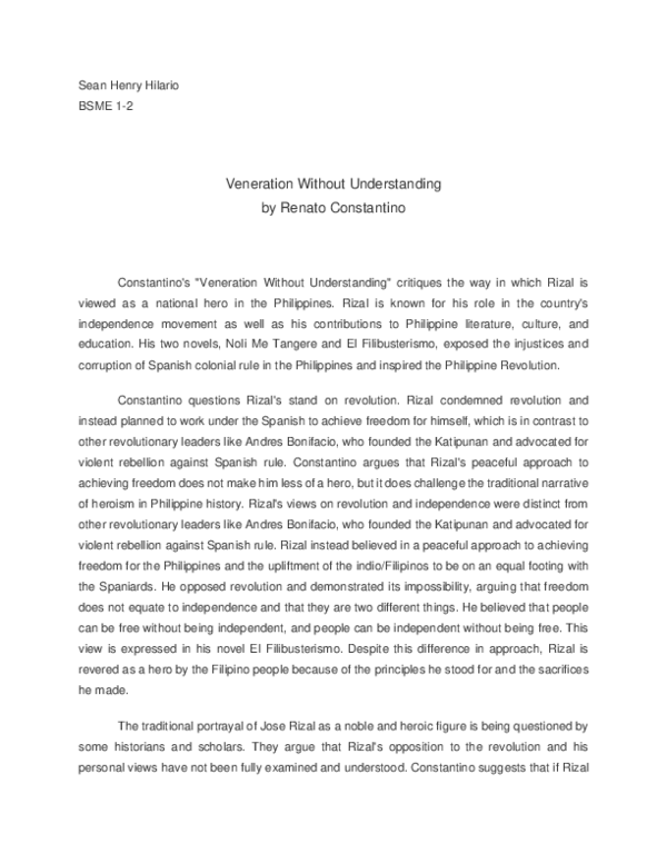 (PDF) Veneration Without Understanding