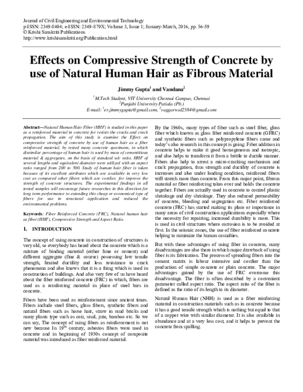 (PDF) Effects on Compressive Strength of Concrete by use of Natural ...