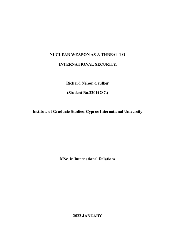 (DOC) INRE503ESSAY2RICHARDNELSONCAULKER
