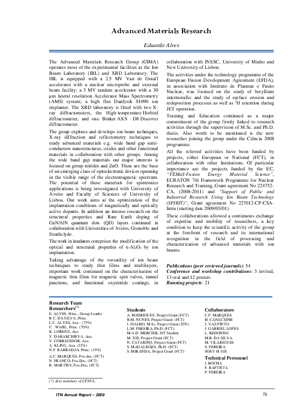 (PDF) Advanced Materials Research