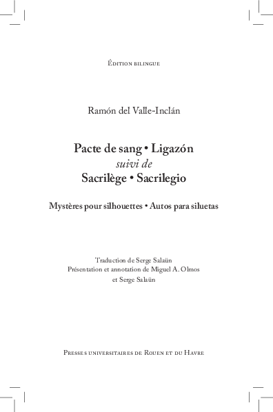 (PDF) 'Ligazón' y 'Sacrilegio': Introducción