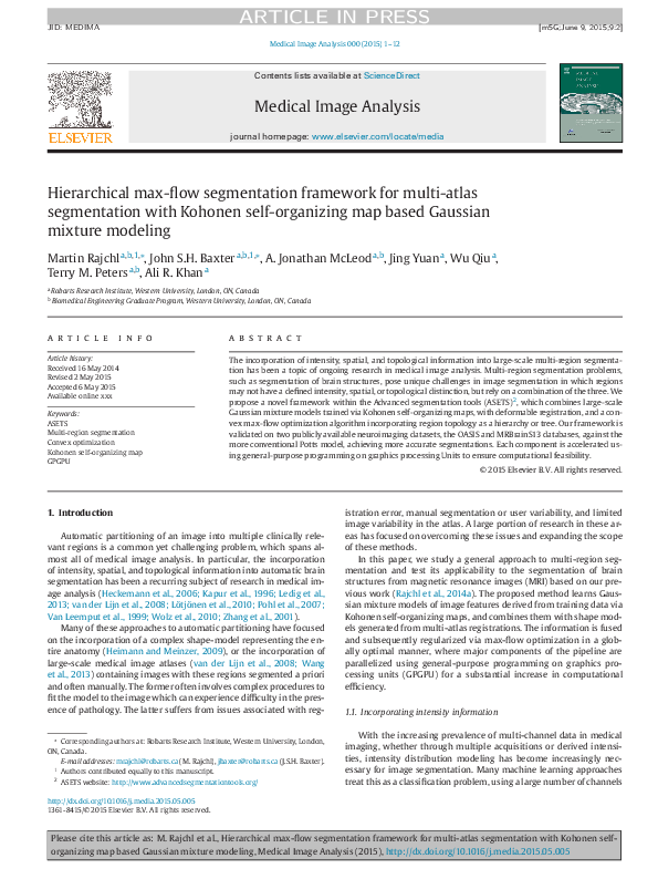 (PDF) Hierarchical max-flow segmentation framework for multi-atlas ...