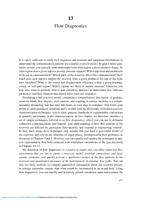 (PDF) Flow Diagnostics