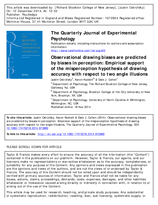 (PDF) Observational drawing biases are predicted by biases in ...