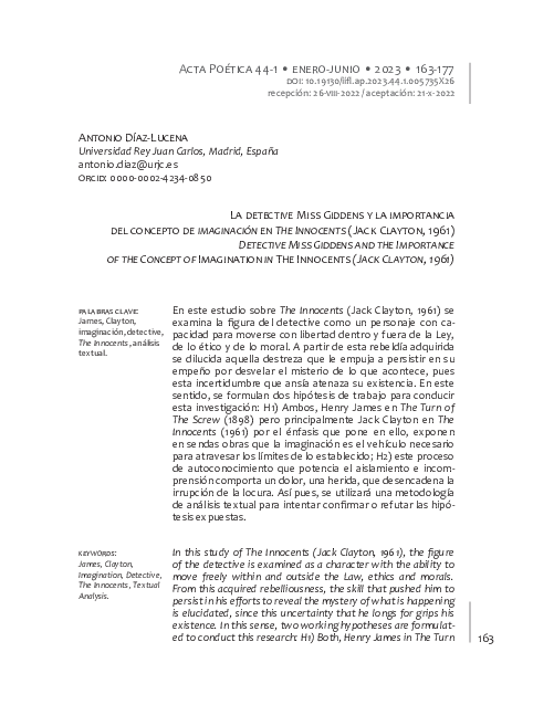 (PDF) Detective Miss Giddens and the Importance of the Concept of ...