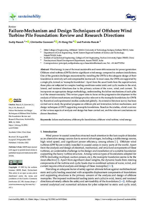 (PDF) Failure-Mechanism and Design Techniques of Offshore Wind Turbine ...