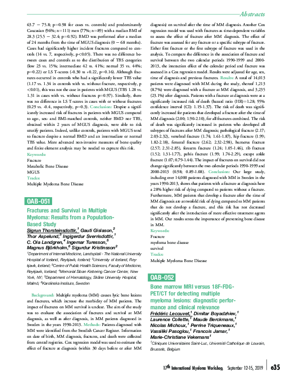(PDF) Bone marrow MRI versus 18F-FDG-PET/CT for detecting multiple myeloma lesions: diagnostic ...