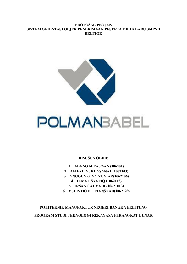 (PDF) Proposal Tubes PBO Kelompok 4