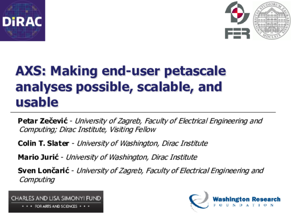 (PDF) AXS: Making End-User Petascale Analyses Possible, Scalable, and ...