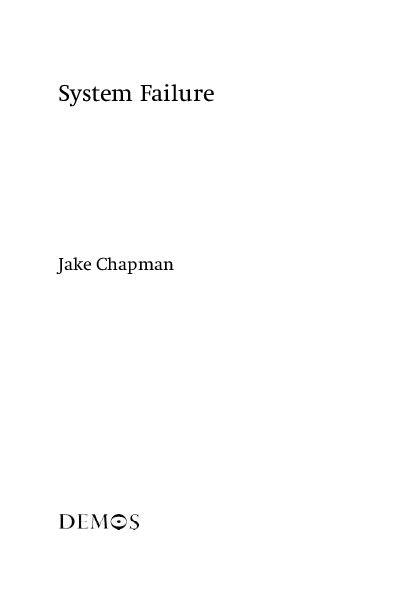 (PDF) Systems Failure