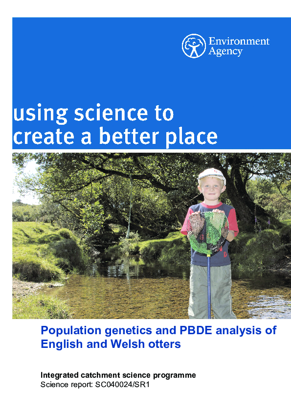 (PDF) Population genetics and PBDE analysis of English and Welsh otters