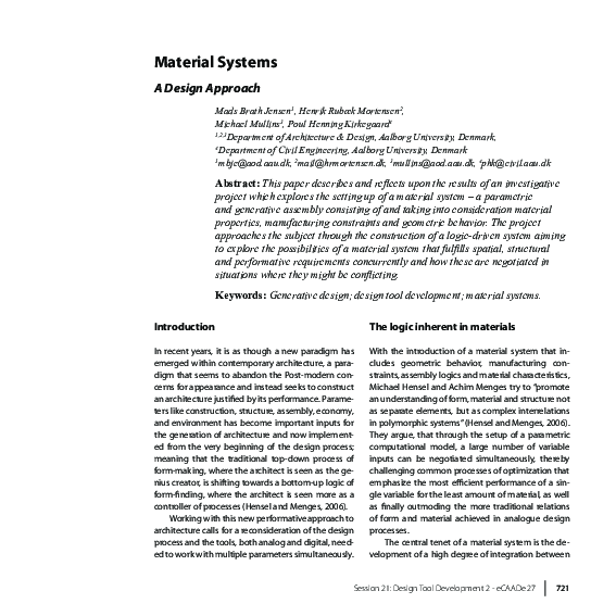 (PDF) Material Systems: A Design Approach