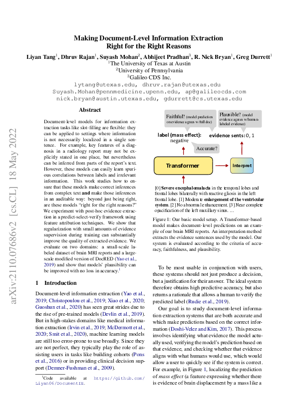 (PDF) Making Document-Level Information Extraction Right for the Right ...