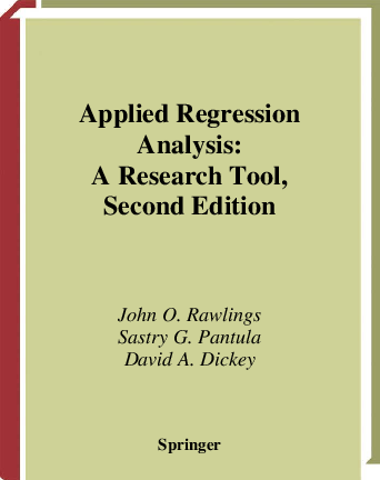 (PDF) Applied Regression Analysis: A Research Tool, Second