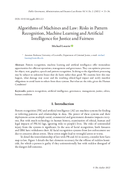 (PDF) Algorithms of Machines and Law