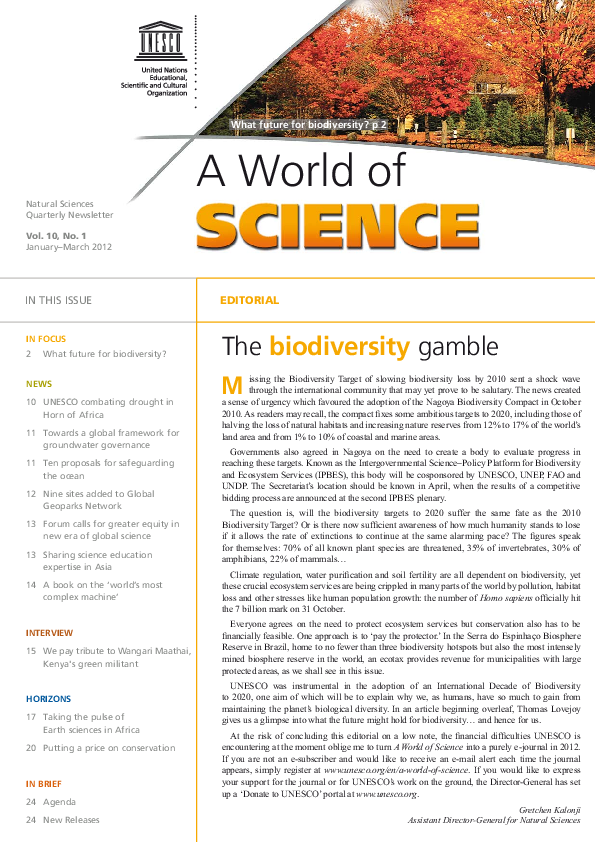 (PDF) The Future of Biodiversity