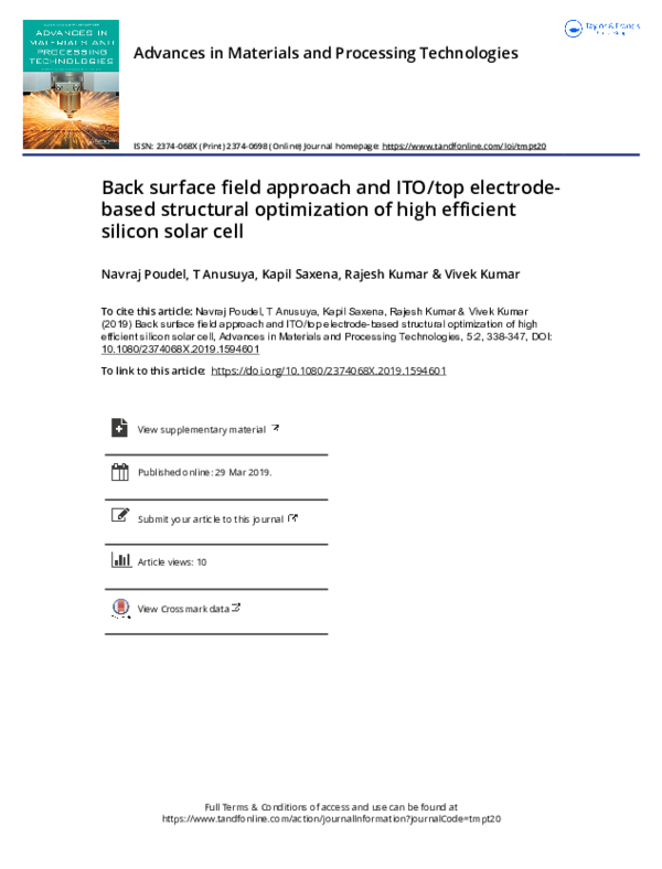(PDF) Back surface field approach and ITO/top electrode-based structural optimization of high ...