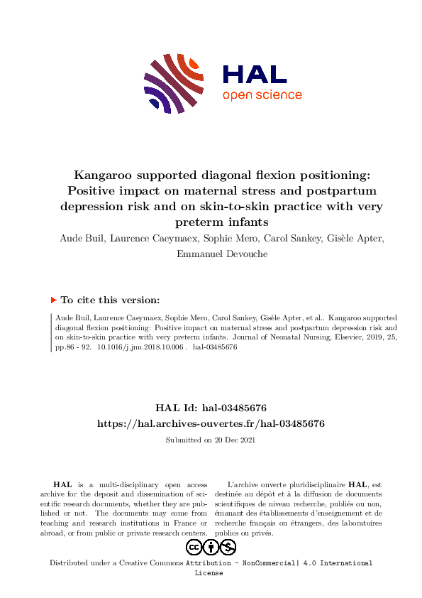 (PDF) Kangaroo supported diagonal flexion positioning: Positive impact ...
