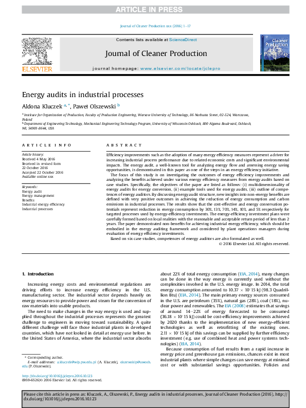 (PDF) Application of best available techniques in an enterprise ...