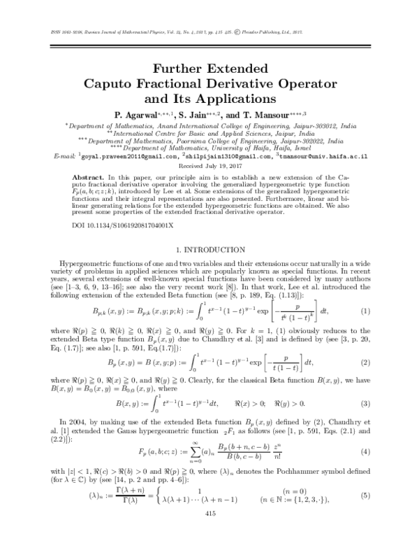 Further Extended Caputo Fractional Derivative Operator And Its Applications