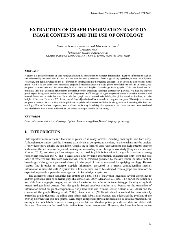 (PDF) Extraction of Graph Information Based on Image Contents and the ... (PDF) Extraction of Graph Information Based on Image Contents and the ...