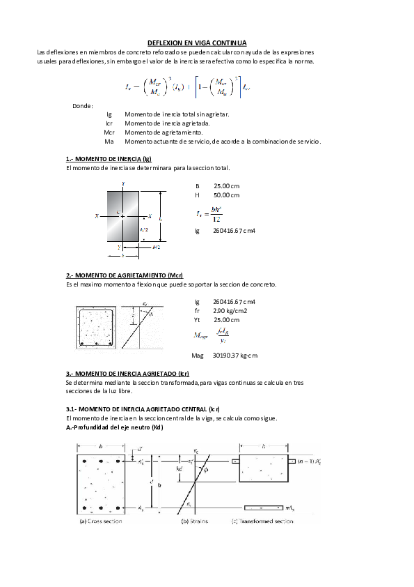 (PDF) DEFLEXIONES EN VIGAS